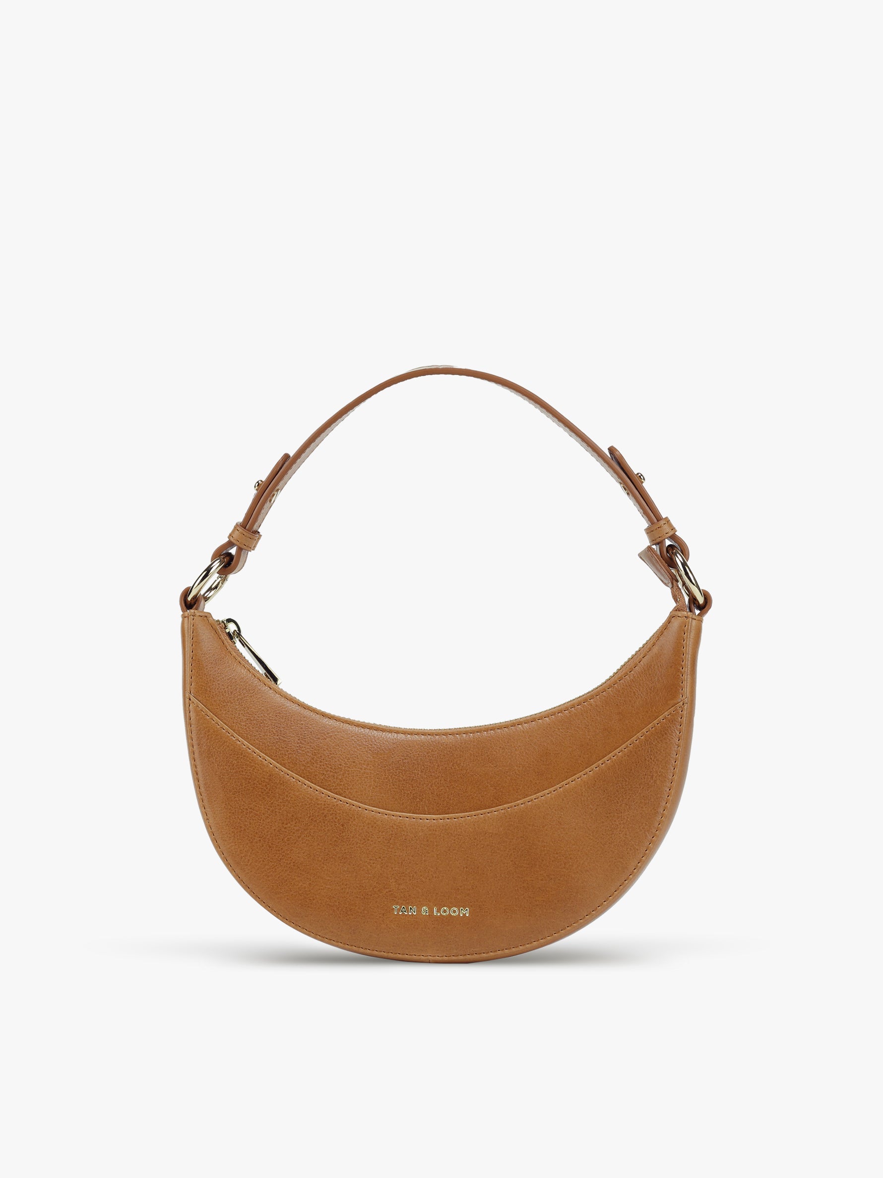 Buy Crescent Shaped Moon Bag for women by Tan & Loom (Tuscany Tan Leather)